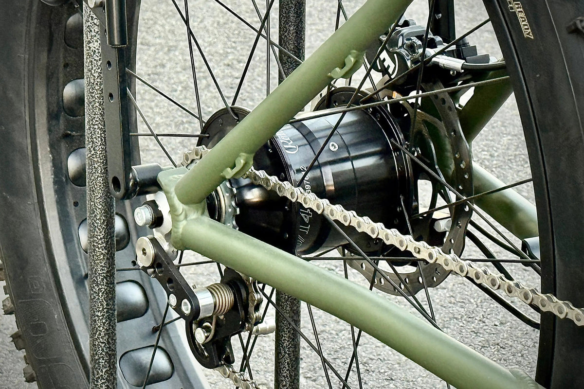 Custom 2000W Titan Army Edition Fat Tire EMTB (Rohloff / 250NM Torque ...