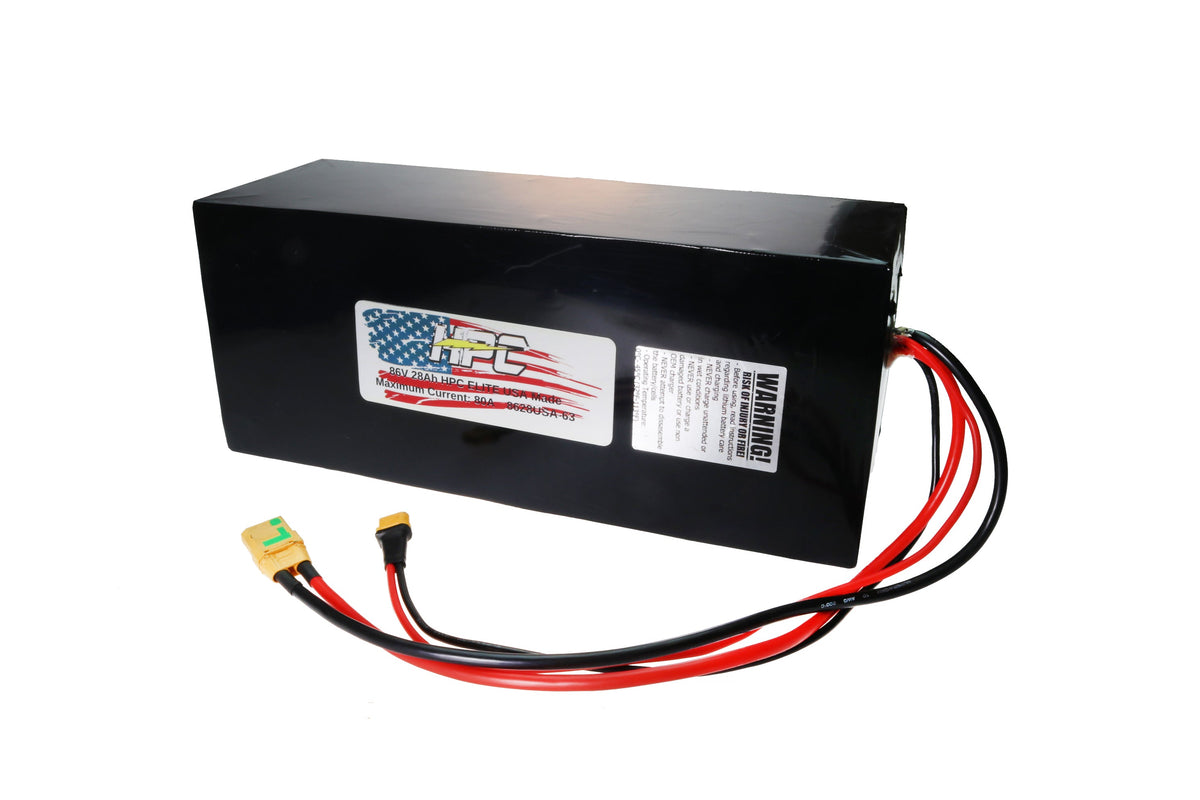 86V 28AH HPC ELITE USA MADE BATTERY SYSTEM - Hi Power Cycles